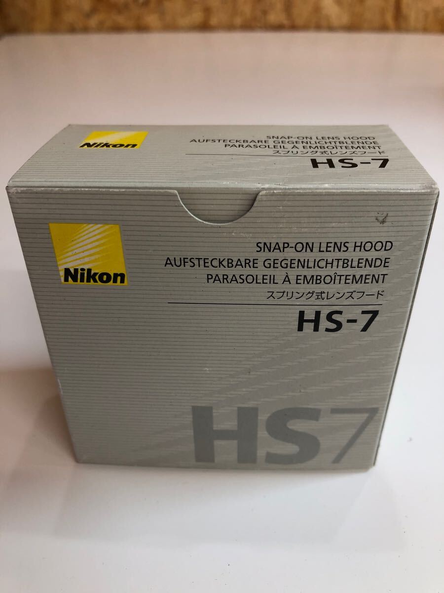 Yahoo!オークション - Nikon HS-7スプリング式 レンズフード 新品未使...
