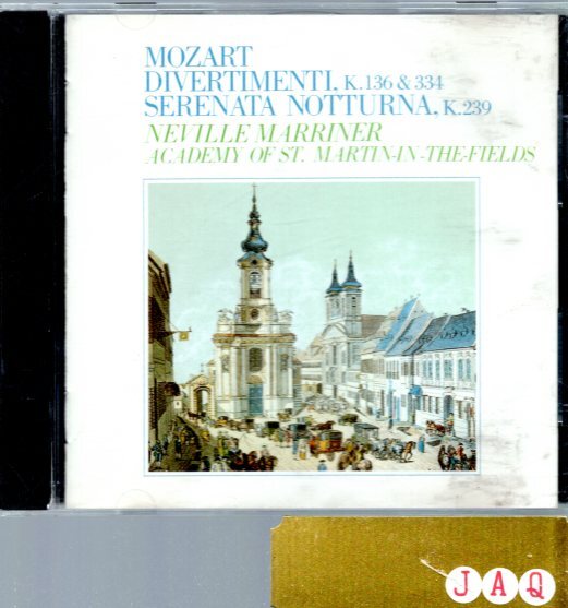 Yahoo!オークション - モーツァルト ディヴェルティメントK136・334/マ...