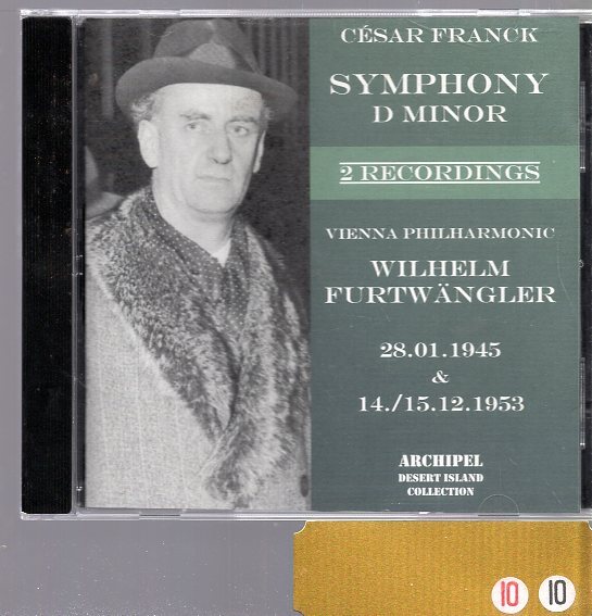 Yahoo!オークション - フランク 交響曲ニ短調/フルトヴェングラー＆VPO