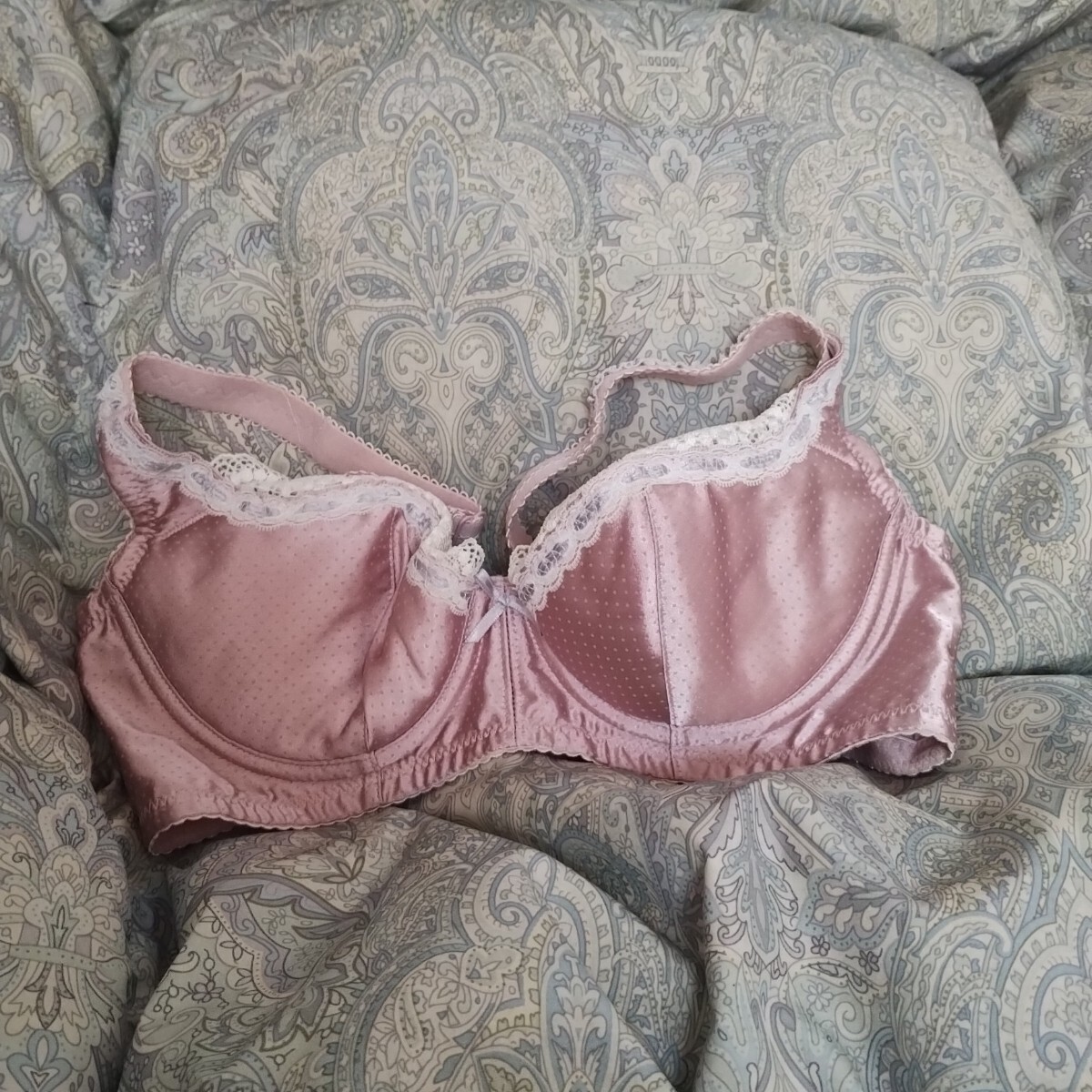 Yahoo!オークション - Chabi(チャビ)水玉模様ドット柄銀色シルバーリボ...