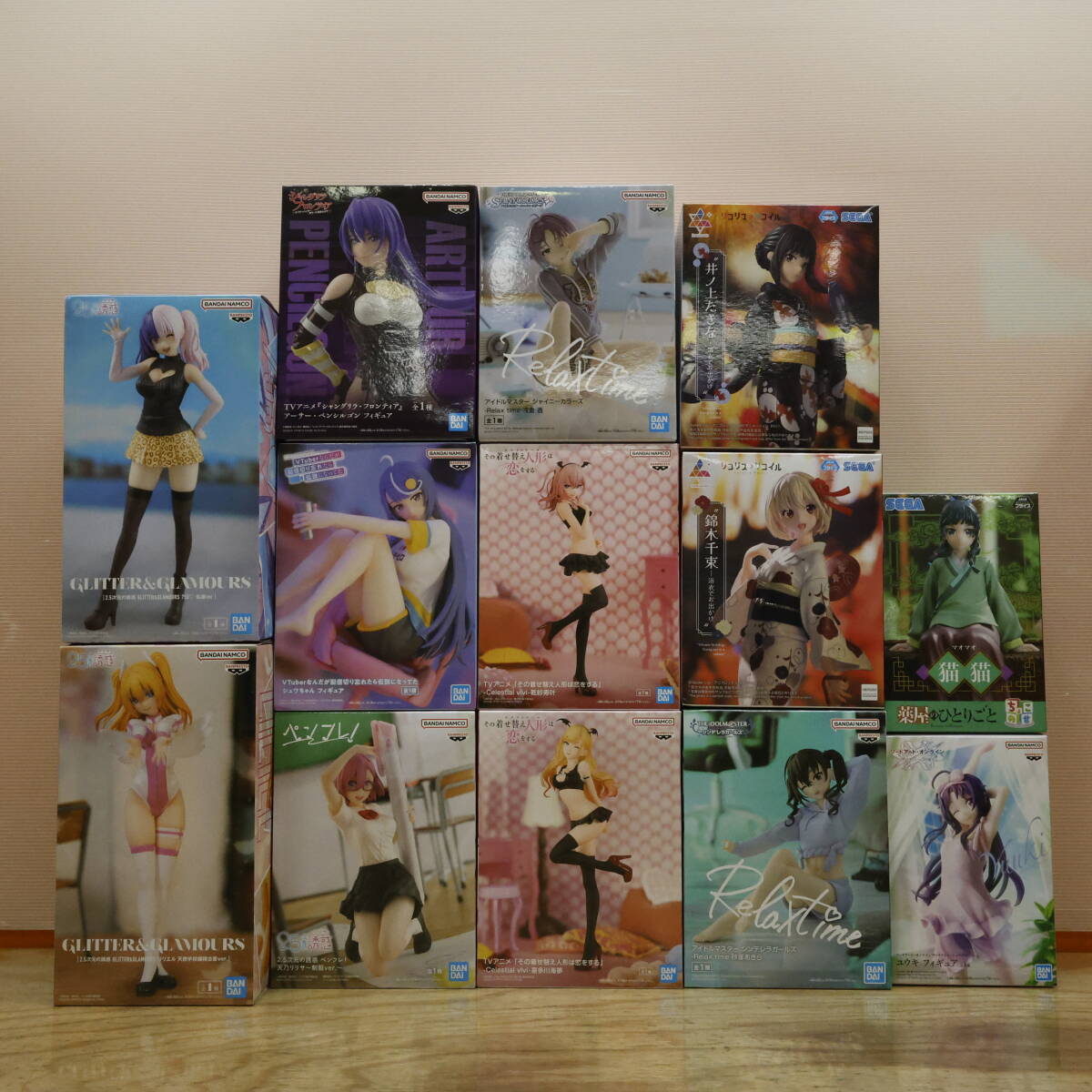 Yahoo!オークション - 玩F32 フィギュア【120】13点まとめ プライズ 着...