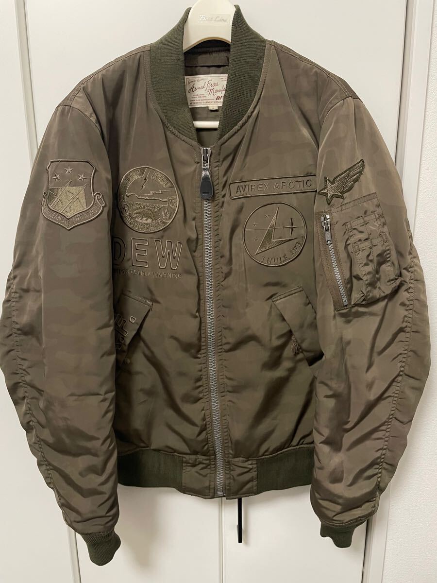 Yahoo!オークション - AVIREX XLサイズ MA-1 フライトジャケット カー...