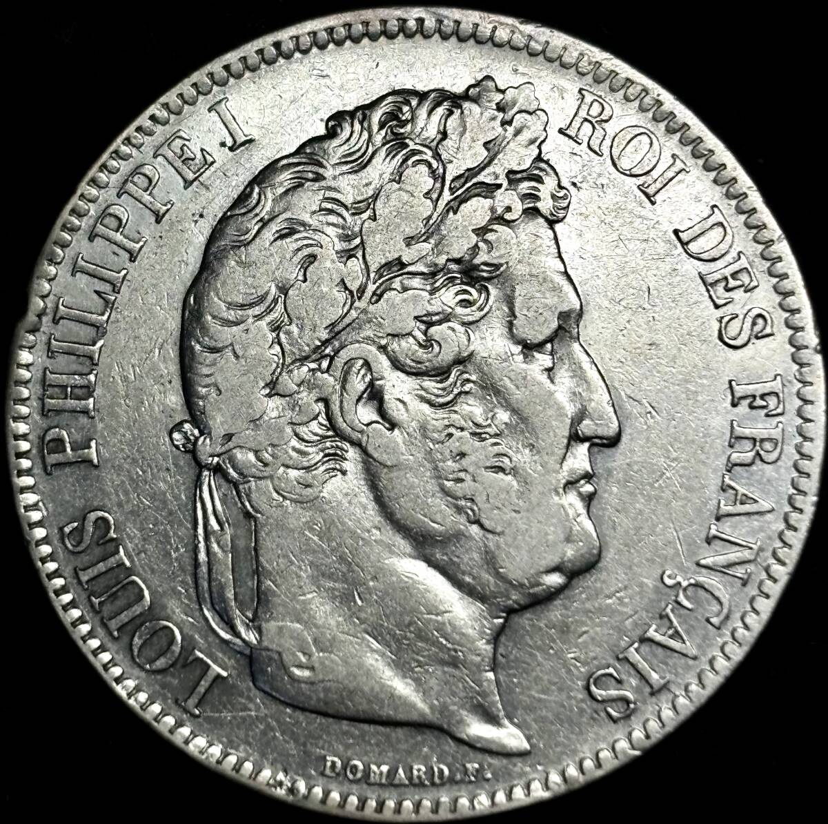 Yahoo!オークション - 【フランス大型銀貨】(1833年銘 24.8g 直径37mm)