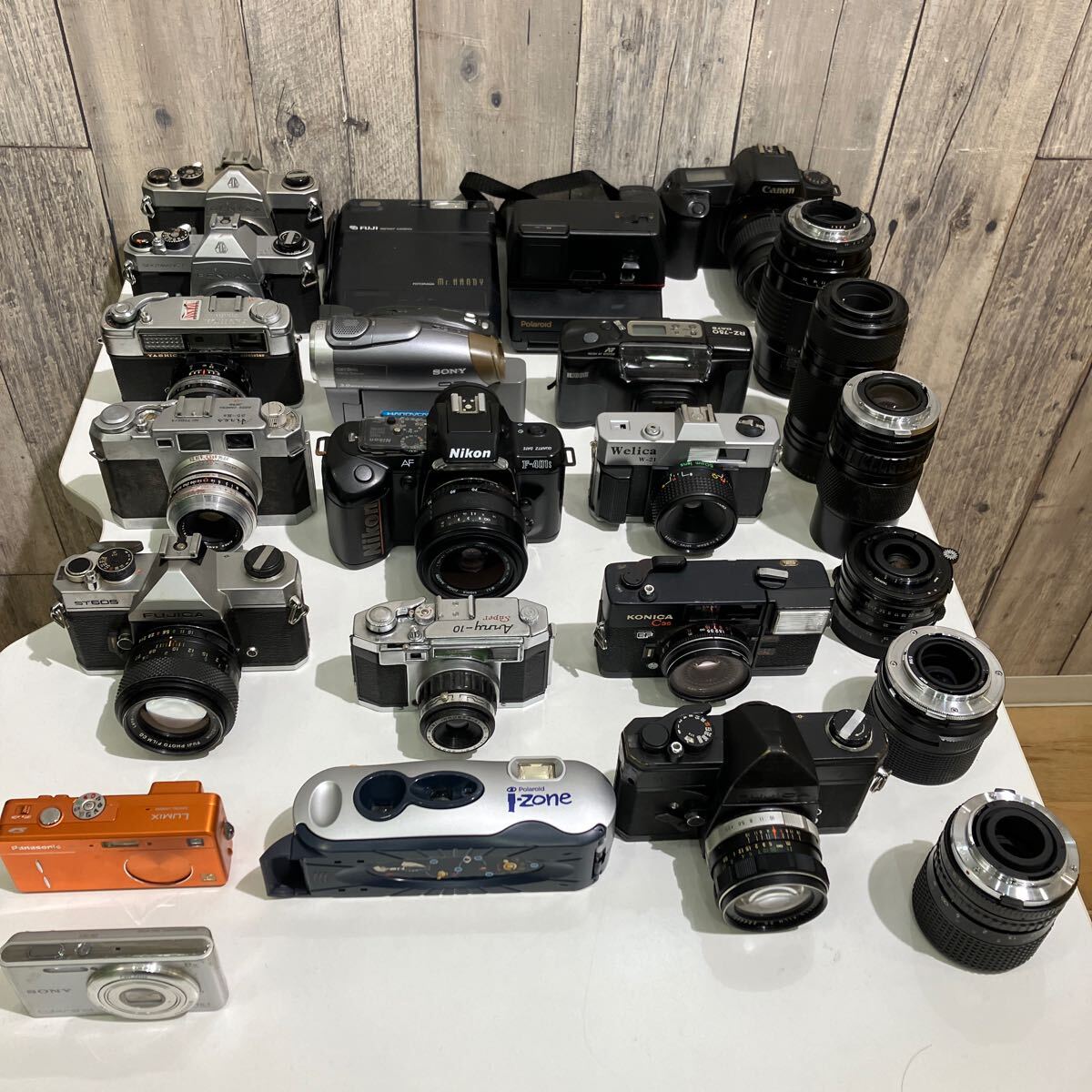 Yahoo!オークション - N3827-3831 11/21 ジャンク フィルムカメラ レン...