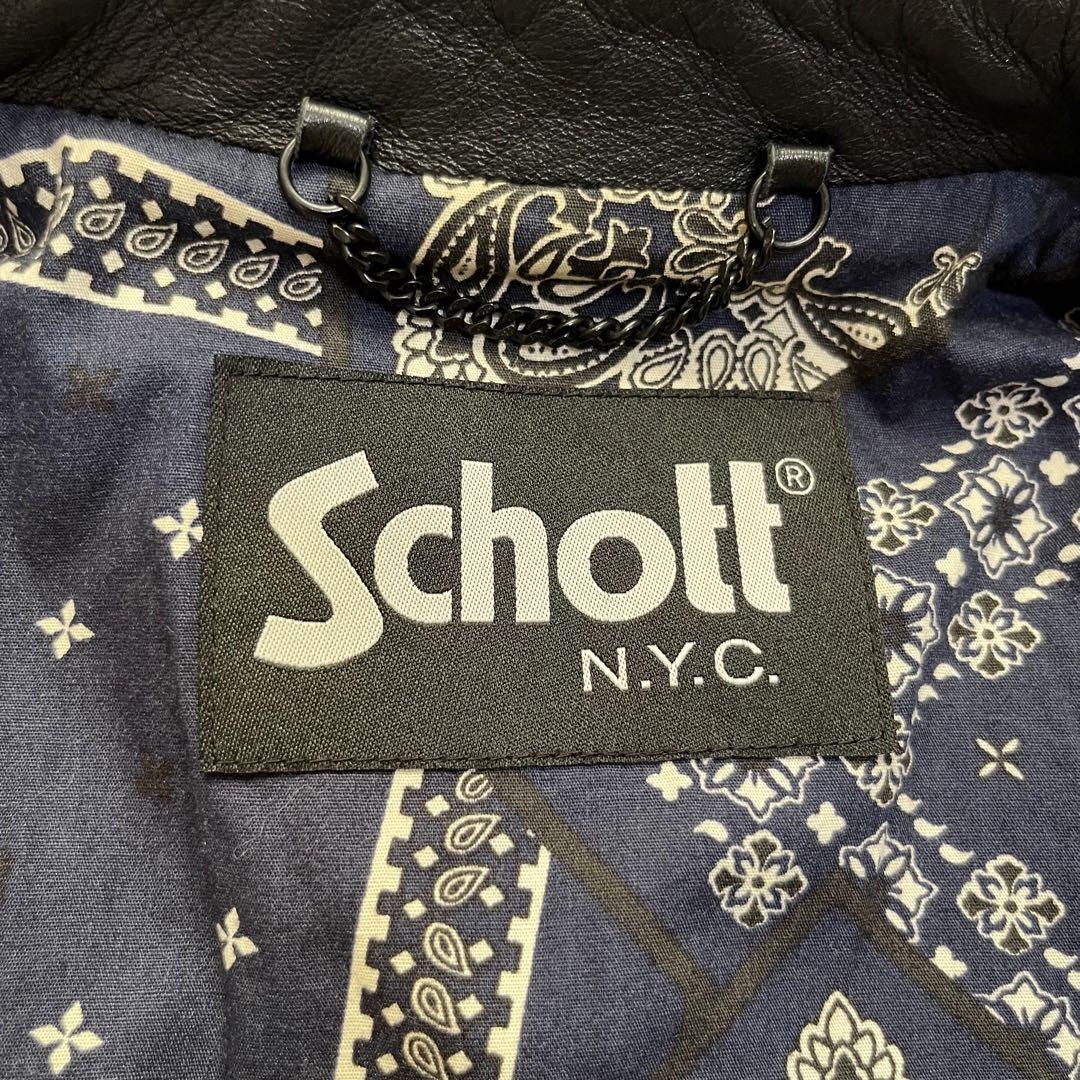 Yahoo!オークション - 極美品 schott ショット×TK シングル Yahoo!オークション - 極美品 schott ショット×TK シングル