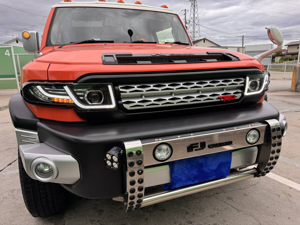 Yahoo!オークション - FJクルーザー社外ヘッドランプとグリル