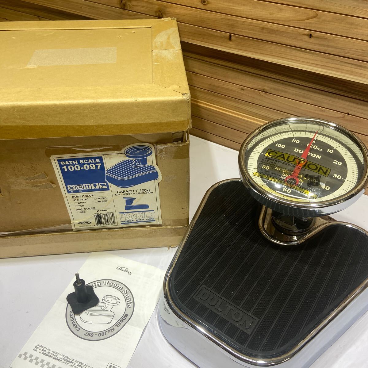 ② DULTON ダルトン 体重計 120kg Bath Scale バススケール レトロ 計測器 weight scale(体重計)｜売買されたオークション情報、yahooの商品情報を ...