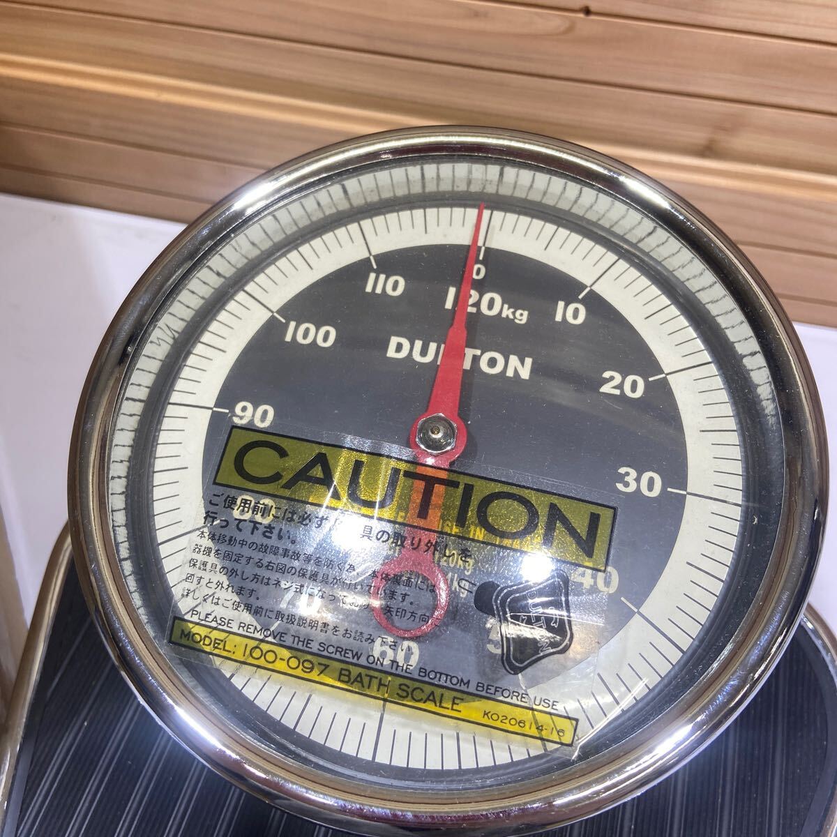 ② DULTON ダルトン 体重計 120kg Bath Scale バススケール レトロ 計測器 weight scale(体重計)｜売買されたオークション情報、yahooの商品情報を ...