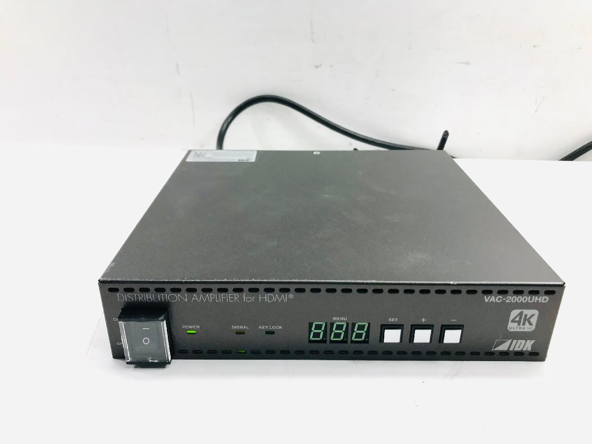 Yahoo!オークション - IDK 4K@60対応 HDMI信号分配器 VAC-2000UHD