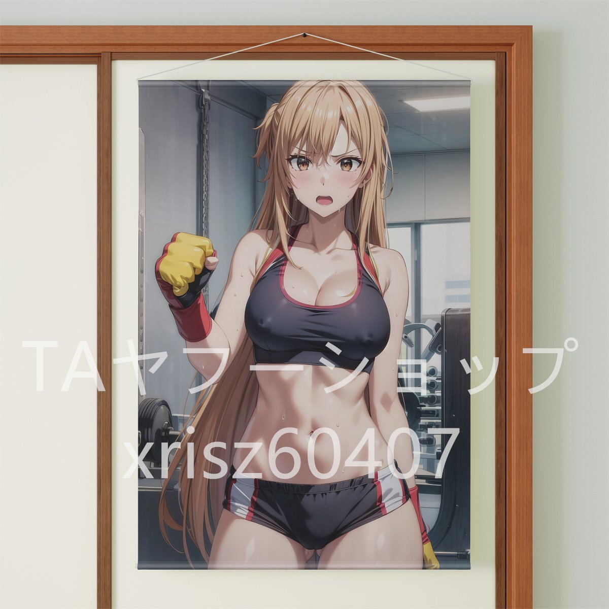 Yahoo!オークション - [SAO]アスナ/B1ビッグWスエード/タペストリー/高...