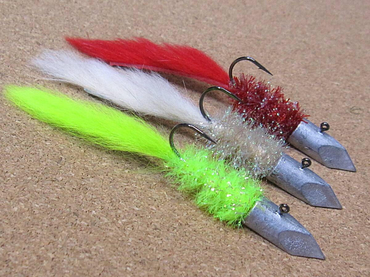 Yahoo!オークション - ルアー ゾンカー フェザージグ ジグヘッド 10g 3...