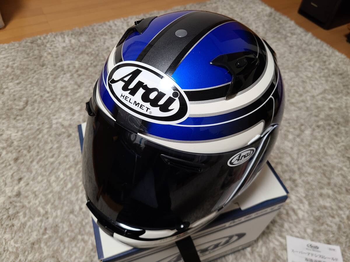 Yahoo!オークション - Arai Astro IQ フォーミュラ 青 （57-58cm）57...