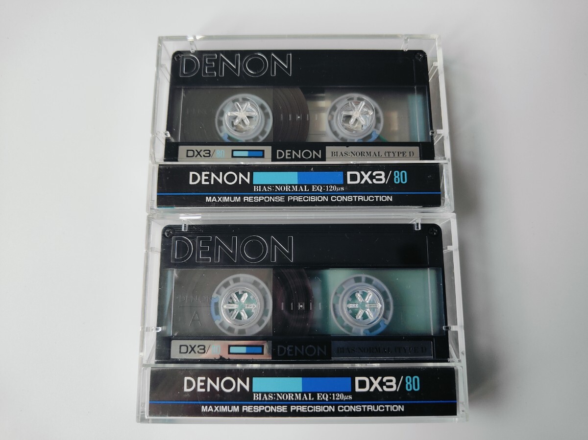 Yahoo!オークション - DENON DX3 80分 美品 カード無記入 カセットテー...