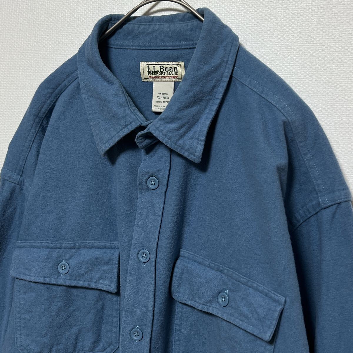 Yahoo!オークション - L.L.Bean エルエルビーン ヘビーフランネルシャ...