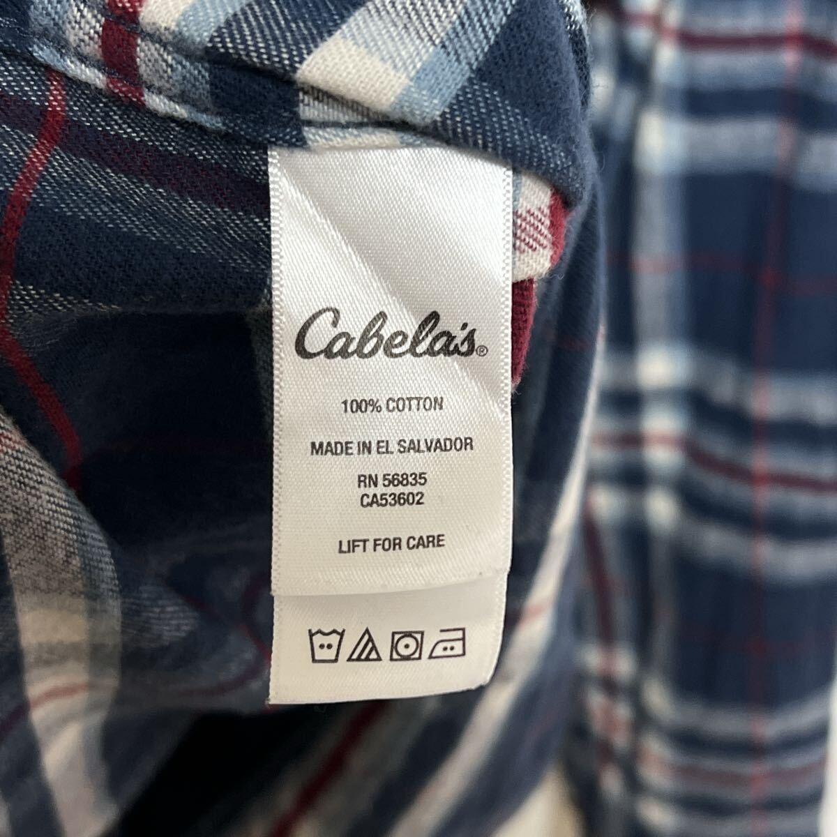 Yahoo!オークション - Cabela’s カベラス ボタンダウン フランネルシ...