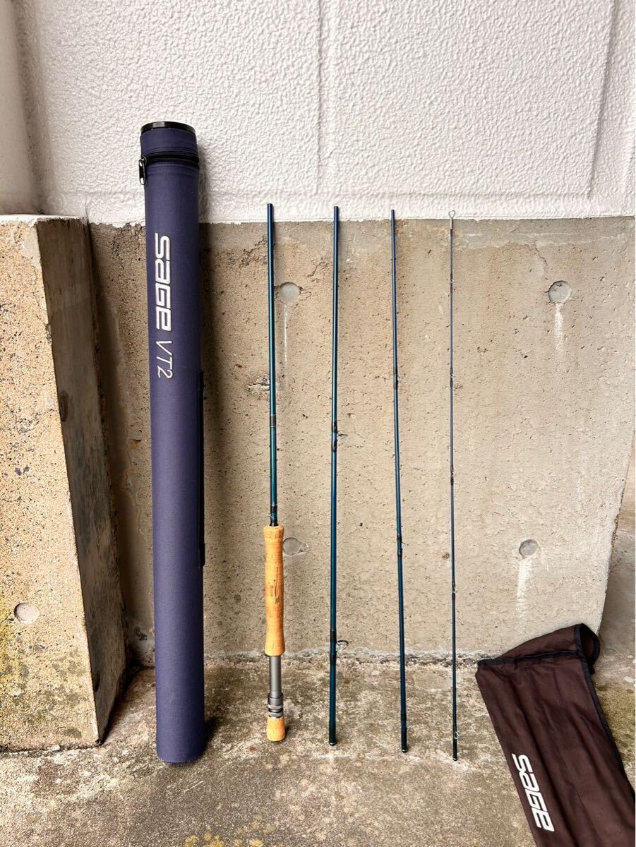 Yahoo!オークション - SAGE VT2 9ft #8 4ピース ロッドケース81cm フラ...