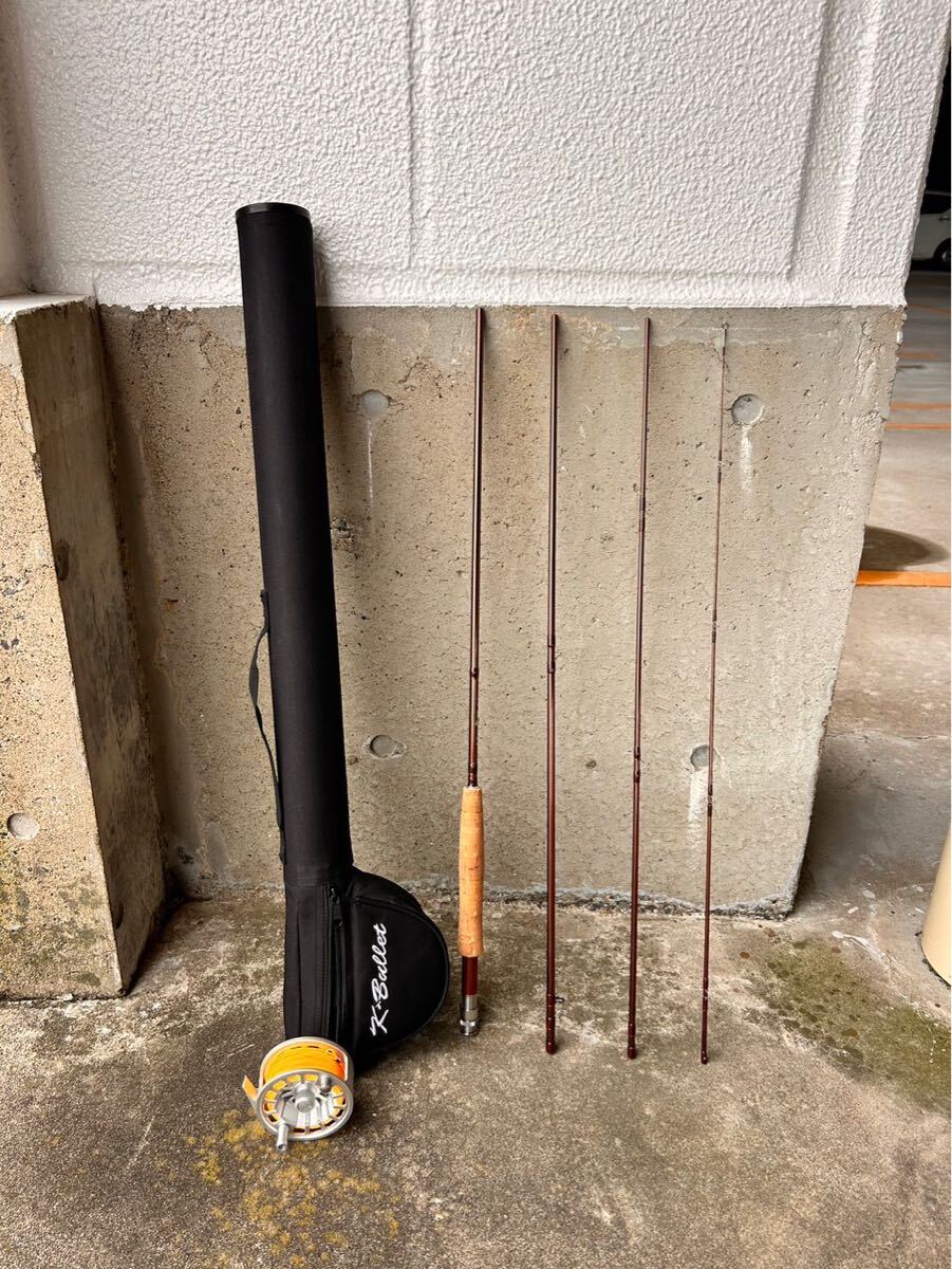 Yahoo!オークション - K.Bullet STREAM #5 9ft ロッドセット ロッド＋...