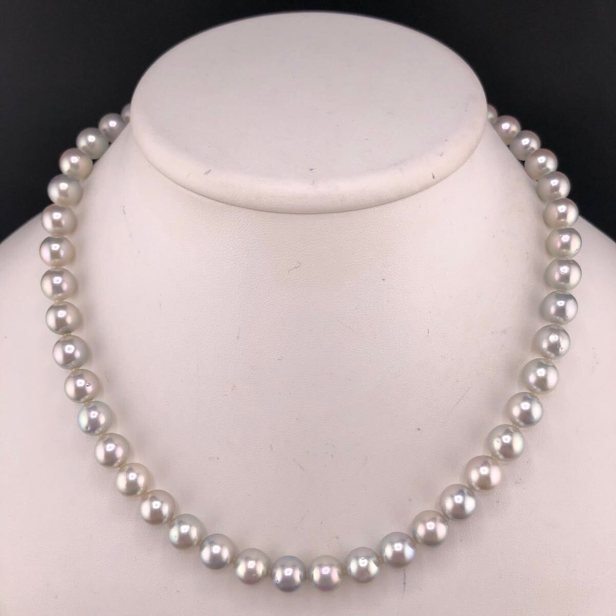 Yahoo!オークション - E11-209 パールネックレス 約8.5mm 43cm 48.9g