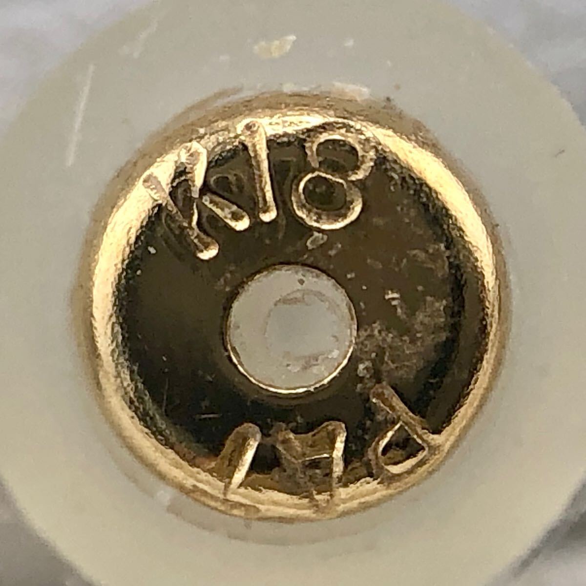 Yahoo!オークション - E11-5192 【2点SET K18】パールネックレス＆ピア...