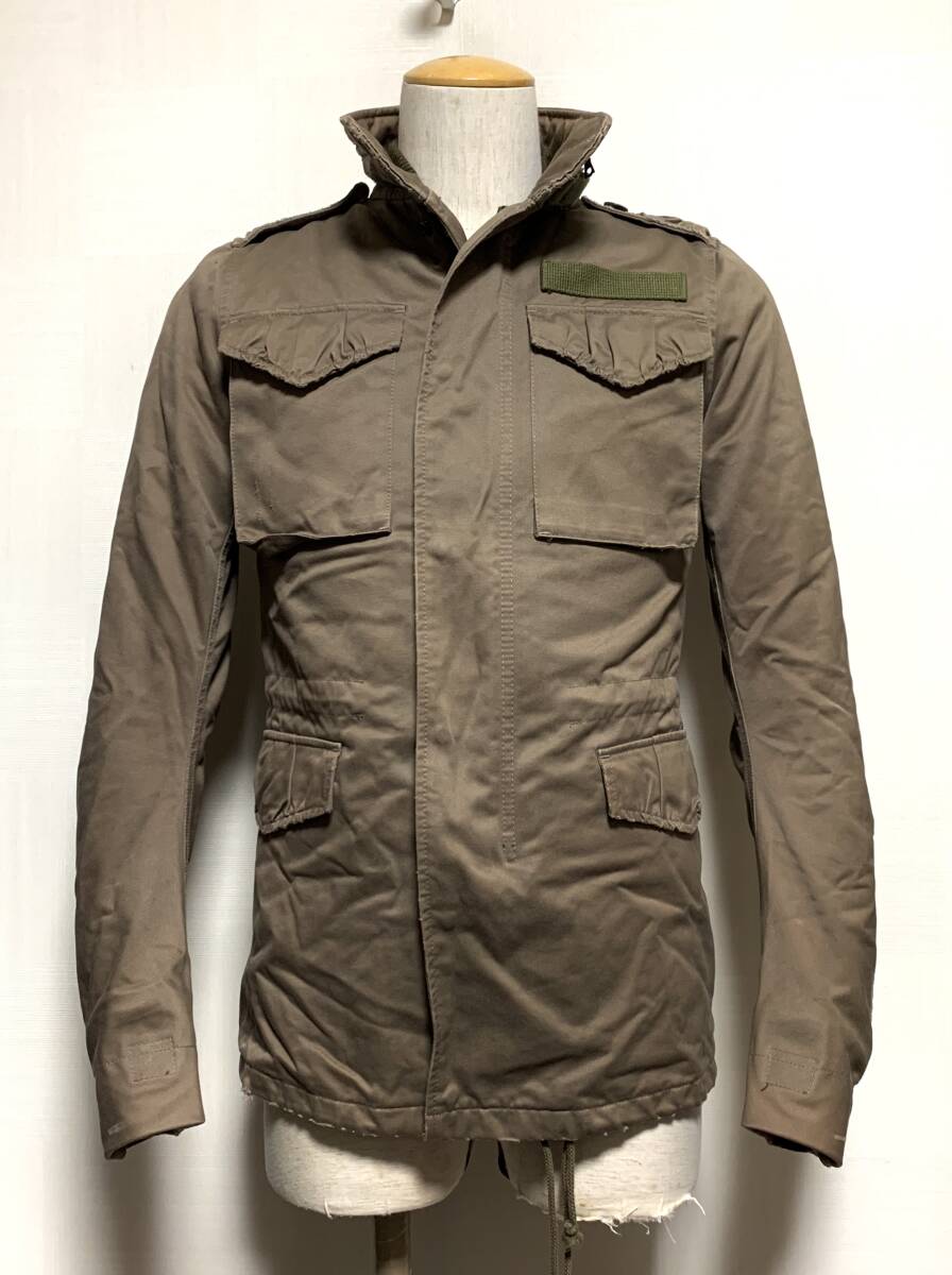 Yahoo!オークション - 美品 wjk.M-65 ジャケット S(茶/riri Wジップ開/...