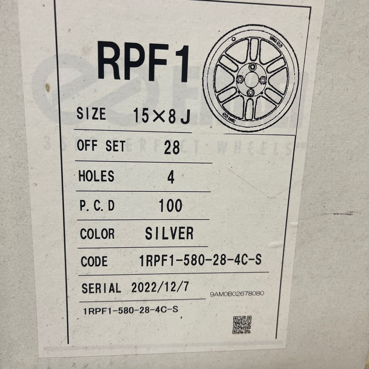 Yahoo!オークション - ENKEI エンケイ RPF1 15インチ 8j +28 2本 PCD1...