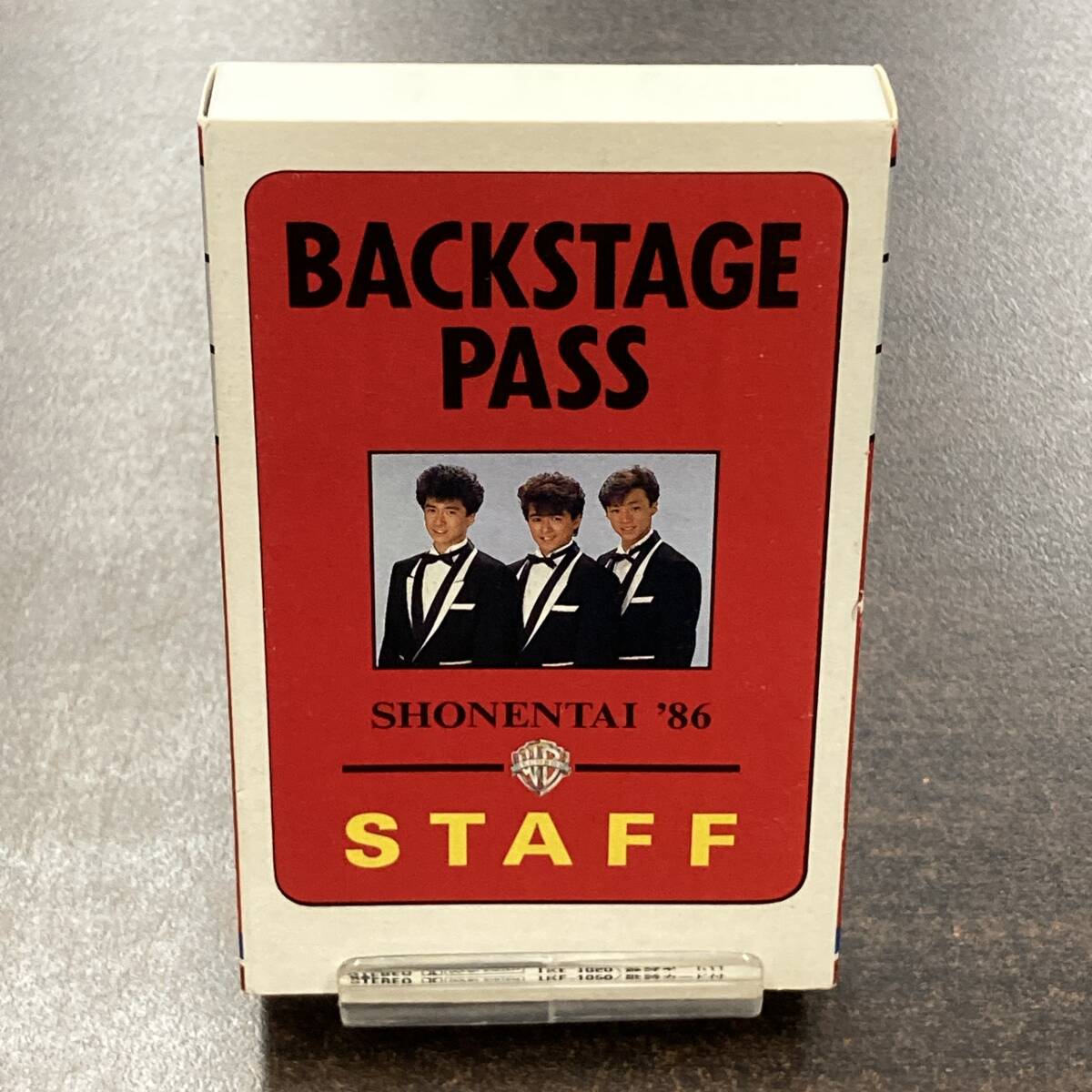 Yahoo!オークション - 089M 少年隊 BACKSTAGE PASS カセットテープ / S...