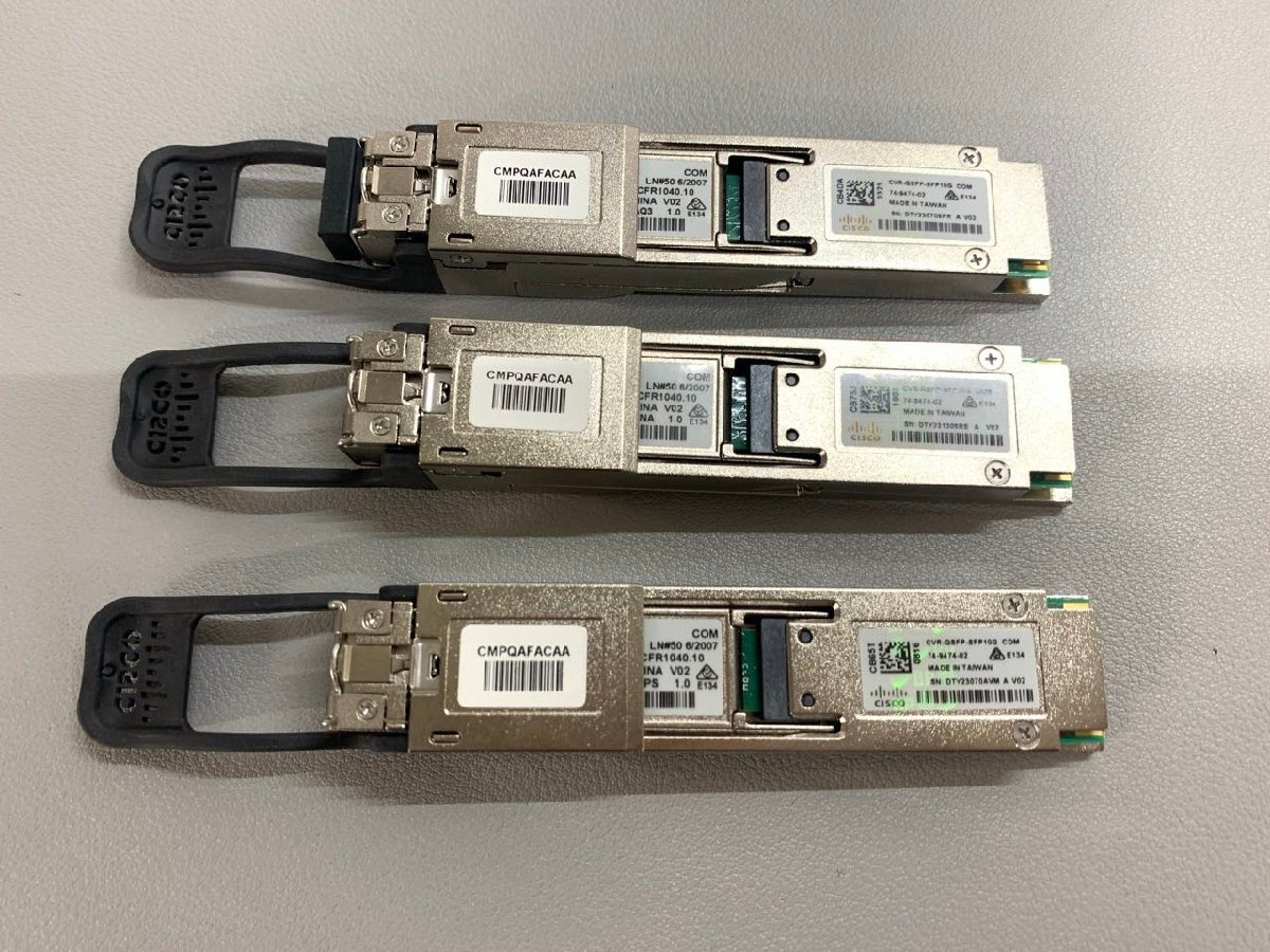 Yahoo!オークション - ジャンク【CISCO】純正 CVR-QSFP-SFP10G Network...
