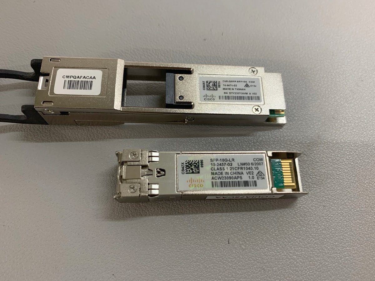 Yahoo!オークション - ジャンク【CISCO】純正 CVR-QSFP-SFP10G Network...
