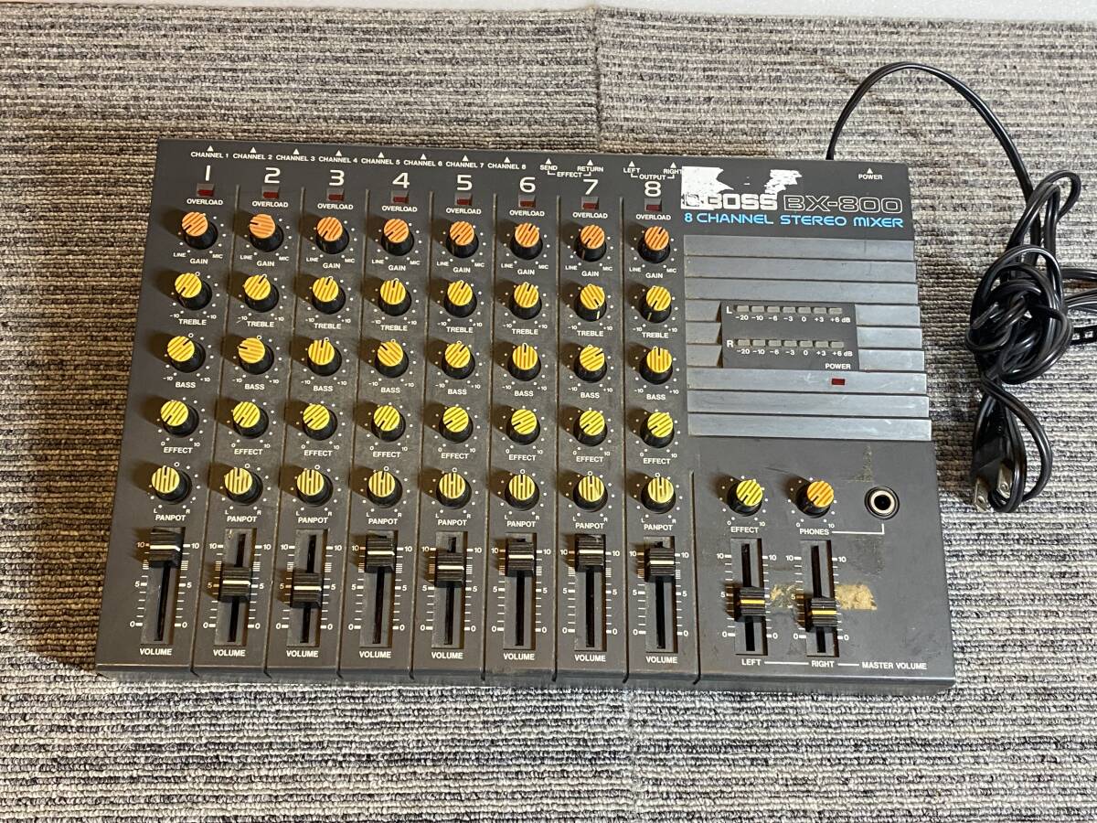 Yahoo!オークション - BOSS BX-800 ステレオミキサー 通電のみ 【整11-...