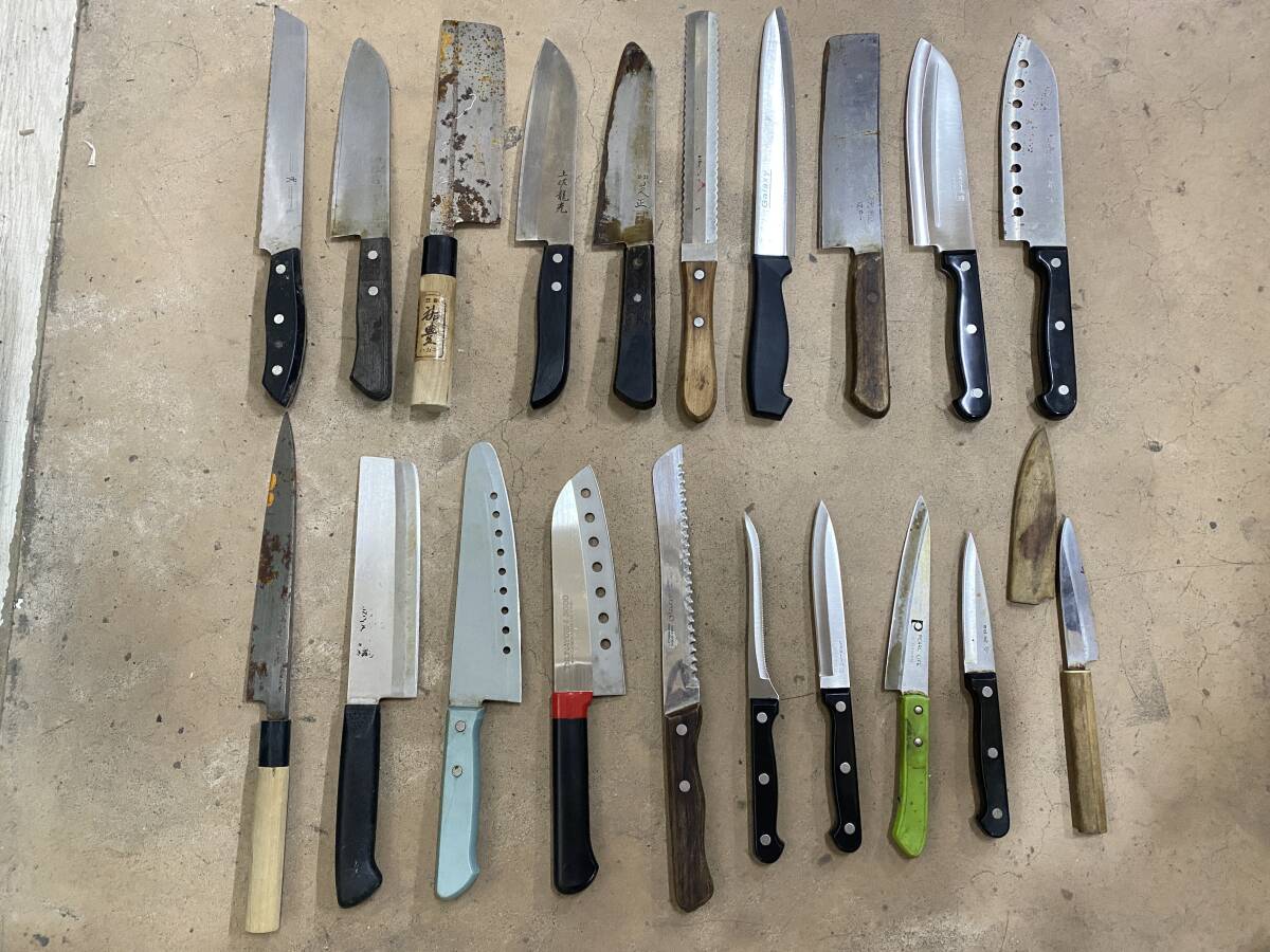 Yahoo!オークション - M-7907【同梱不可】980円～ 現状品 包丁 ナイフ ...