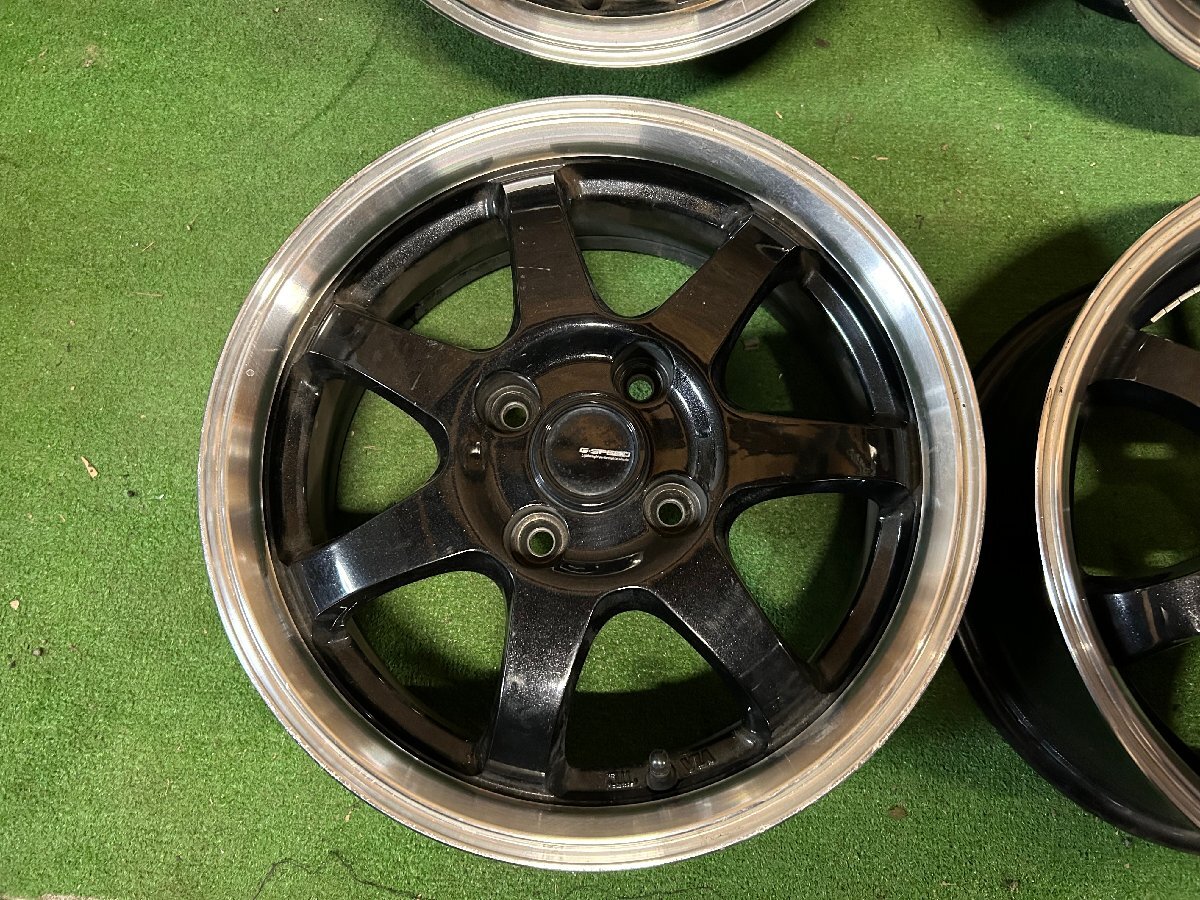 Yahoo!オークション - G-SPEED 14インチ 5.5J +38 PCD100 4H ホイール ...