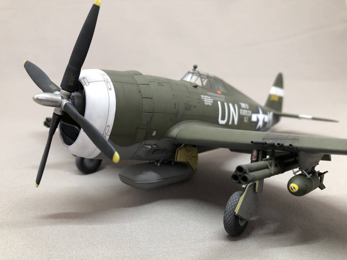 Yahoo!オークション - 1/48 アメリカ海軍 リパブリック P-47D サンダー...