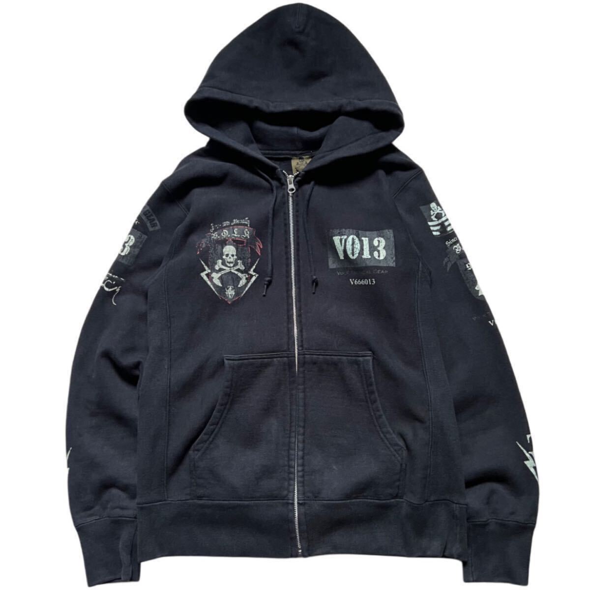 Yahoo!オークション - Rare 00s Japanese label skull design zip hood...