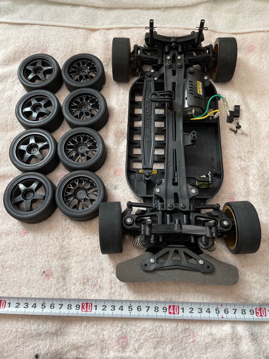 Yahoo!オークション - ラジコン RC シャーシ TT-01 タミヤ 田宮 タイヤ...