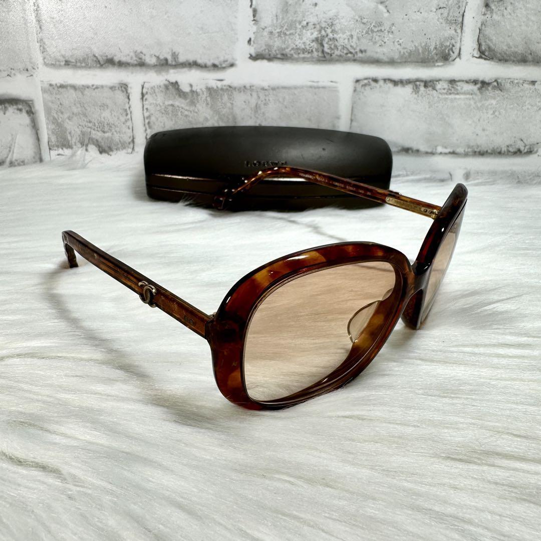 CHANEL サングラス 5244-A c.1389/S5 57 15 140 3N べっ甲 ブラウン ココマーク レア シャネル(サングラス)｜売買されたオークション情報、yahooの商品 ...