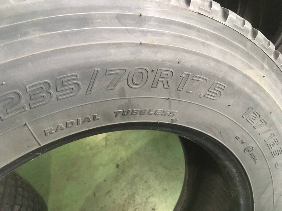 Yahoo!オークション - s817-4-10 235/70R17.5 中古6本セット トーヨー ...