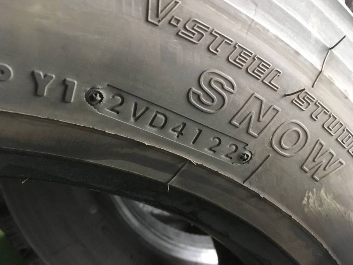 Yahoo!オークション - s857-4-10 265/60R22.5 BS W910 中古4本 2022年...
