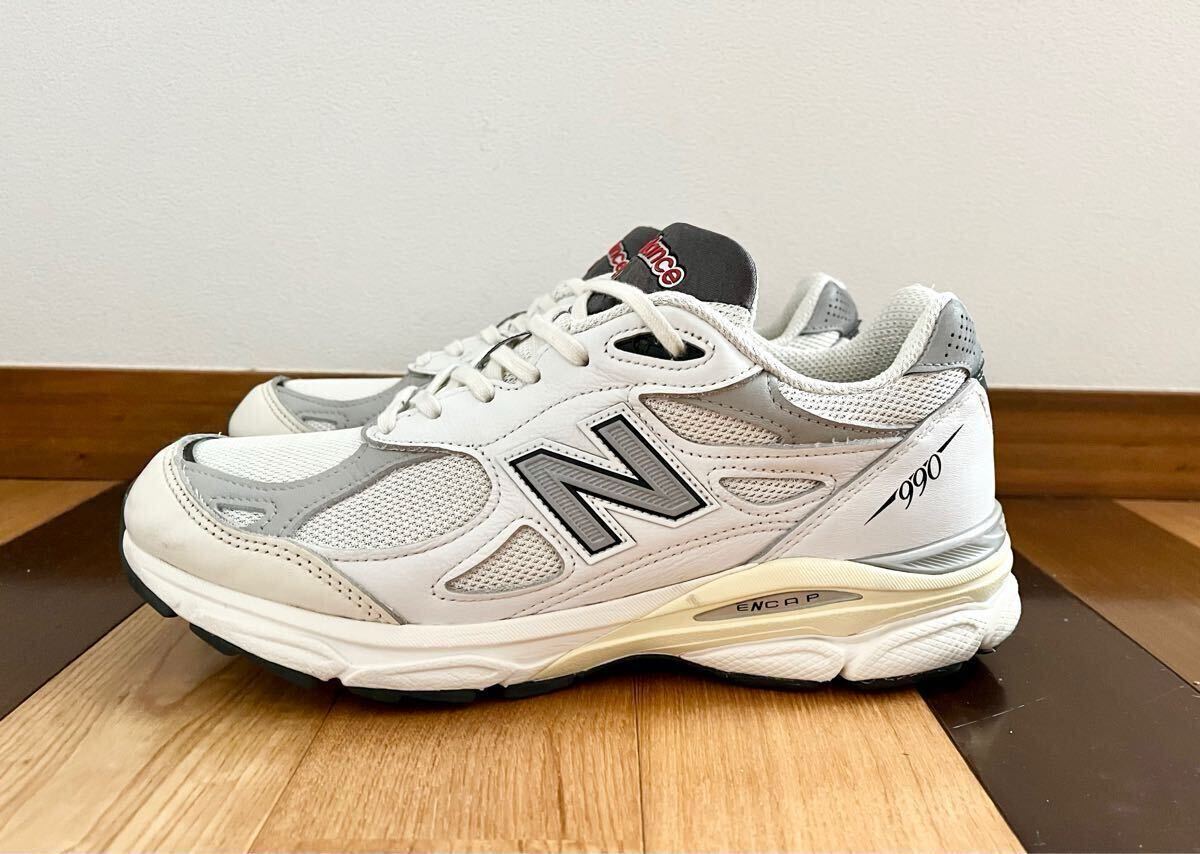 Yahoo!オークション - newbalance m990 v3 Sea salt aime leon dore