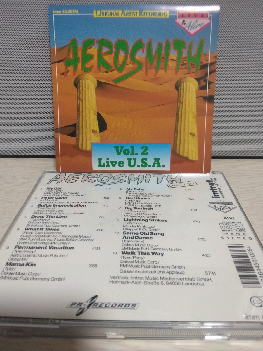 Yahoo!オークション - AEROSMITH VOL.2 LIVE U.S.A.【ライヴ音源】エ...