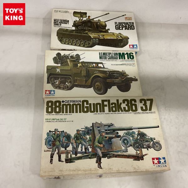 Yahoo!オークション - 1円〜 タミヤ 1/35 M16スカイクリーナー ゲバル...