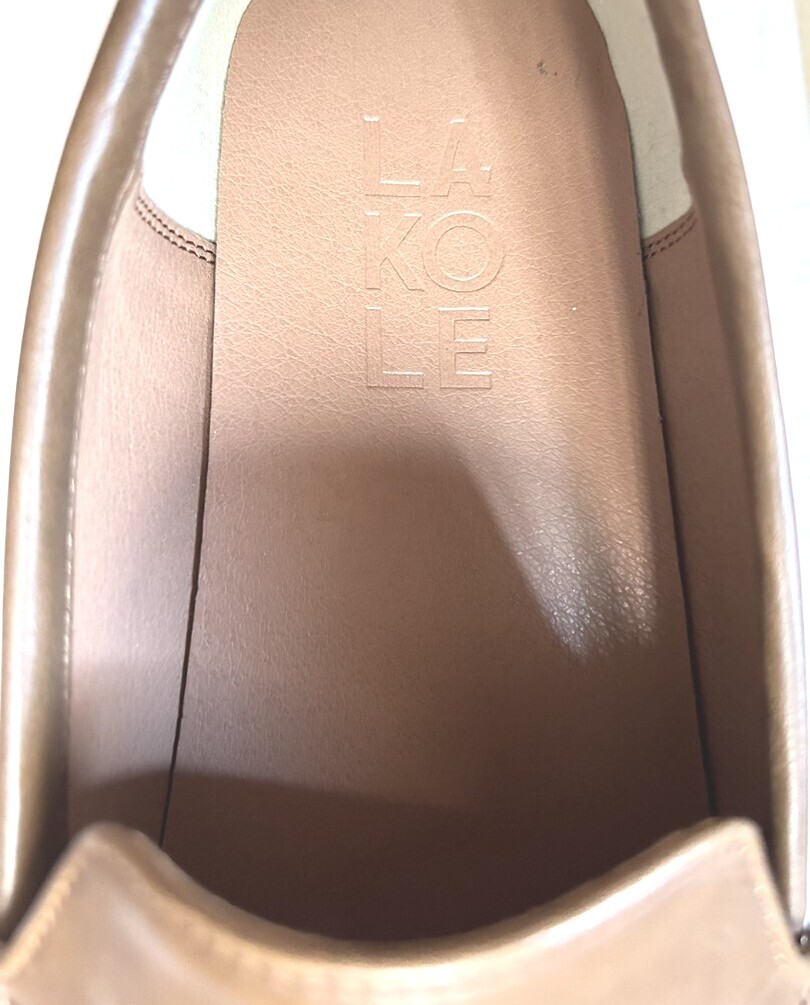 Yahoo!オークション - 即決1円 LAKOLE メンズ ローファー キャメルカラ...