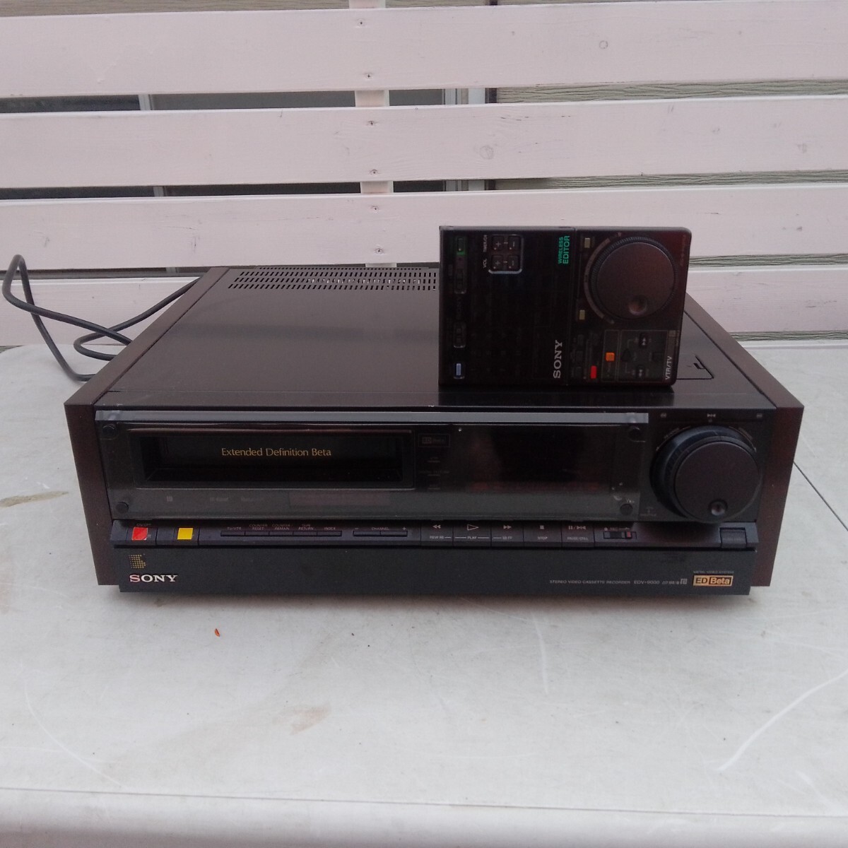動作確認済み】☆EDV-9000☆ソニー ベータ ビデオ☆SONY Betamax 動作確認済み】☆EDV-9000☆ソニー ベータ ビデオ☆SONY Betamax
