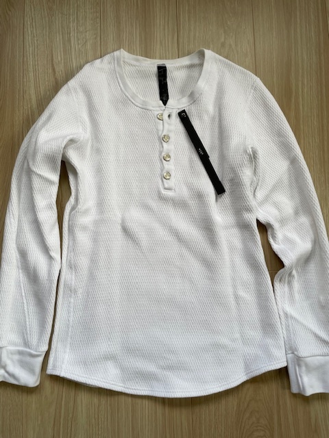 Yahoo!オークション - wjk ワッフルヘンリーロンTee 白 junhashimoto ...