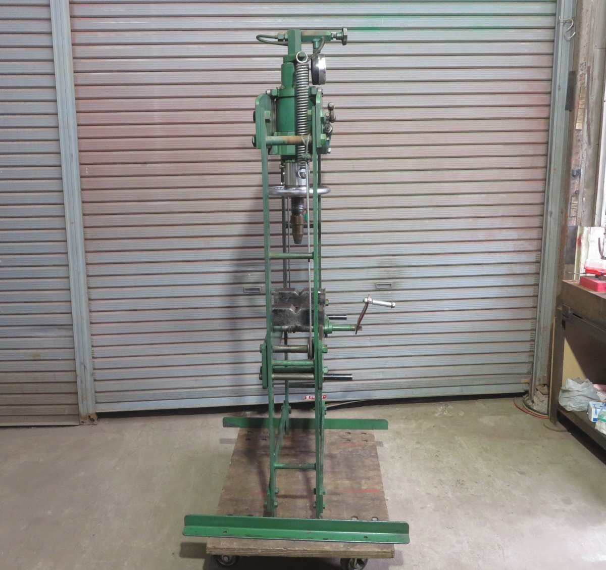 Yahoo!オークション - w 長崎ジャッキ 油圧プレス 門型プレス機 NSP-1...