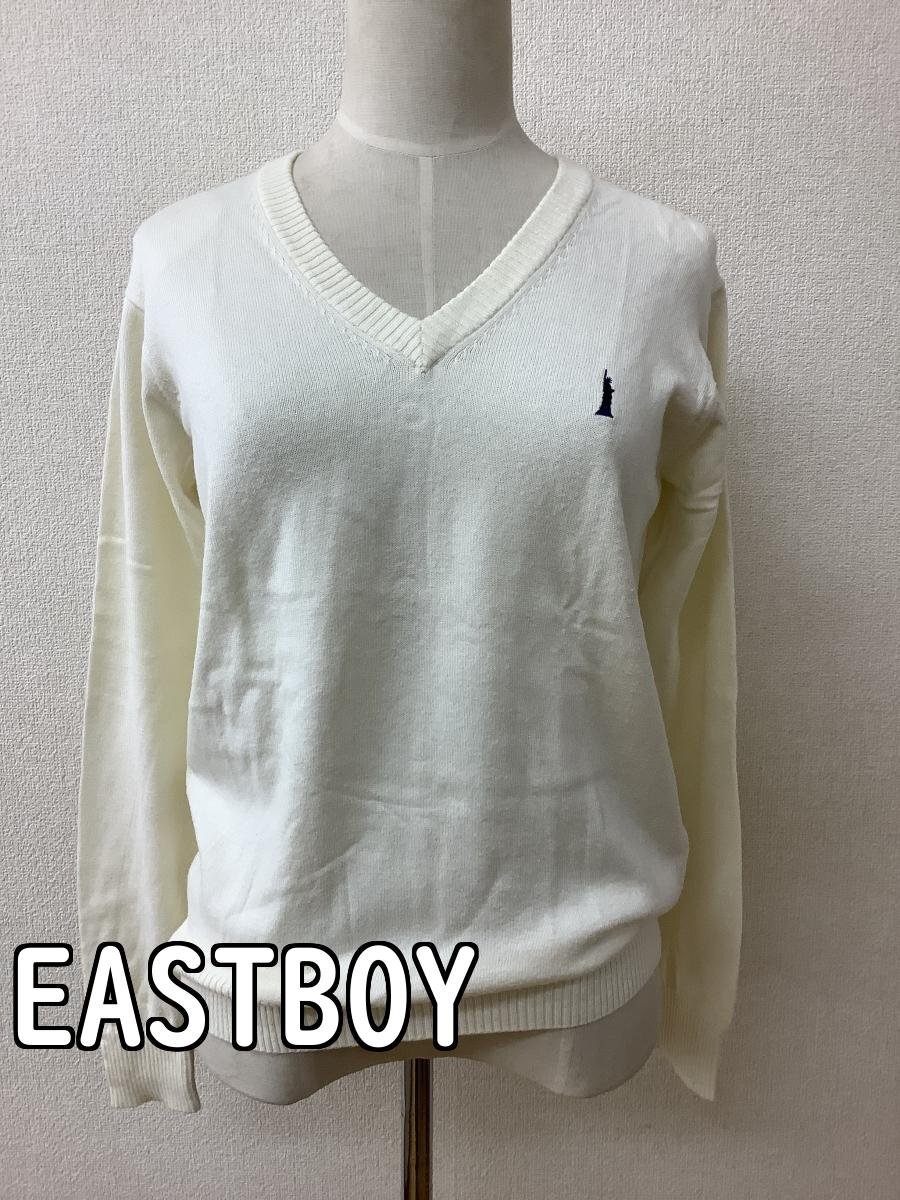 Yahoo!オークション - イーストボーイ (EASTBOY) アイボリーニット サ...
