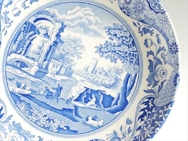 Yahoo!オークション - k763 Spode スポード ブルーイタリアン ペア ラ...