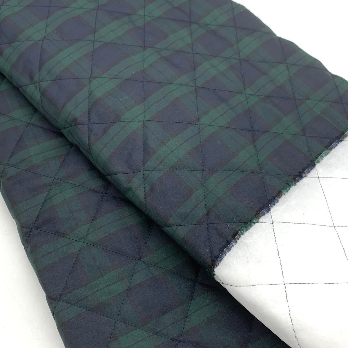 Yahoo!オークション - V320 キルティング 2m タータンチェック ダイヤ...