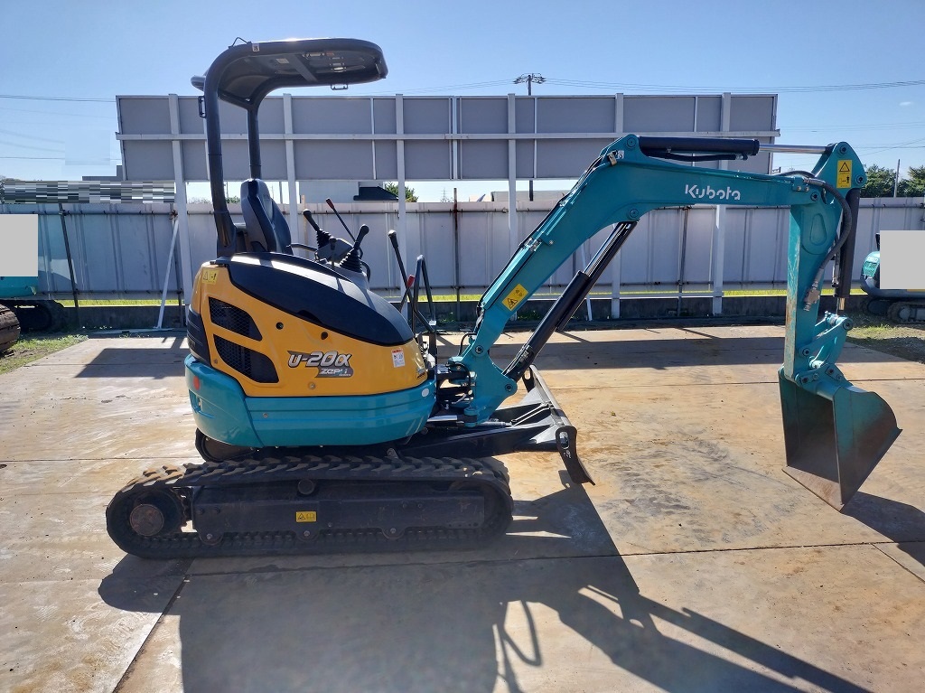 クボタ U-20-3A U-20-3α 良好 稼働少 倍速 マルチ 往復配管 赤キー スペアキー 再塗装なし 法面 標準バケット KUBOTA ...