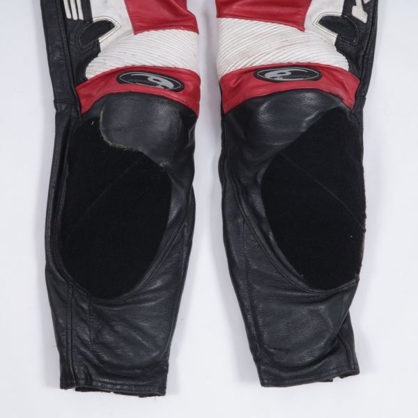 Yahoo!オークション - 返品可 XL MFJ公認 レザーレーシングスーツ 革ツ...