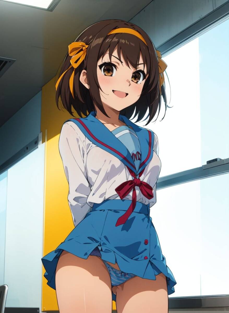 日本代購代標第一品牌【樂淘letao】－★涼宮ハルヒの憂鬱 【 涼宮 ハルヒ 】 アニメ アート 微エロ 同人 ホスター おっぱい A4サイズ 美少女 1110_9